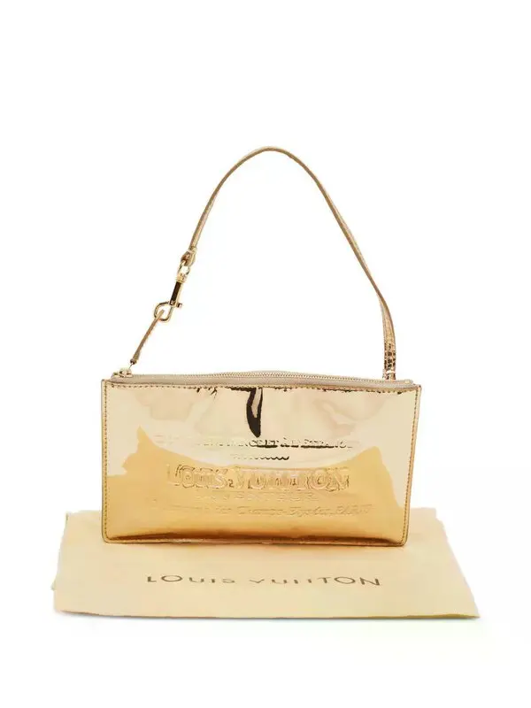 LOUIS VUITTON Patent Leather Pochette Plat Clutch Bag