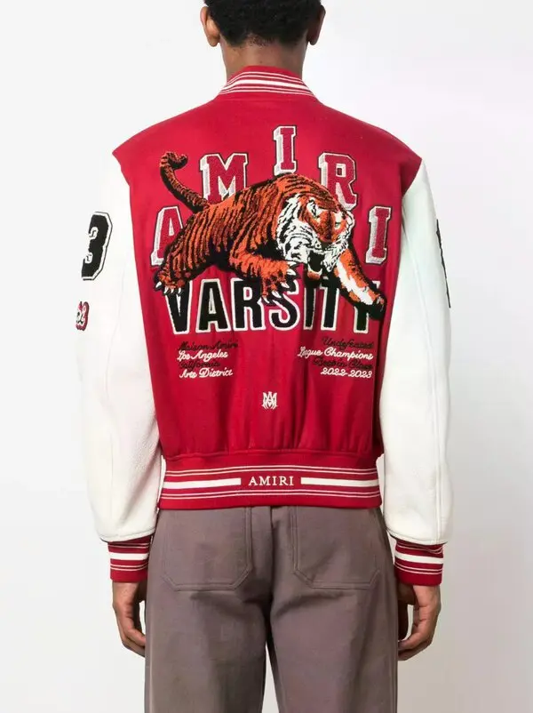 Amiri Logo-patch Varsity Jacket