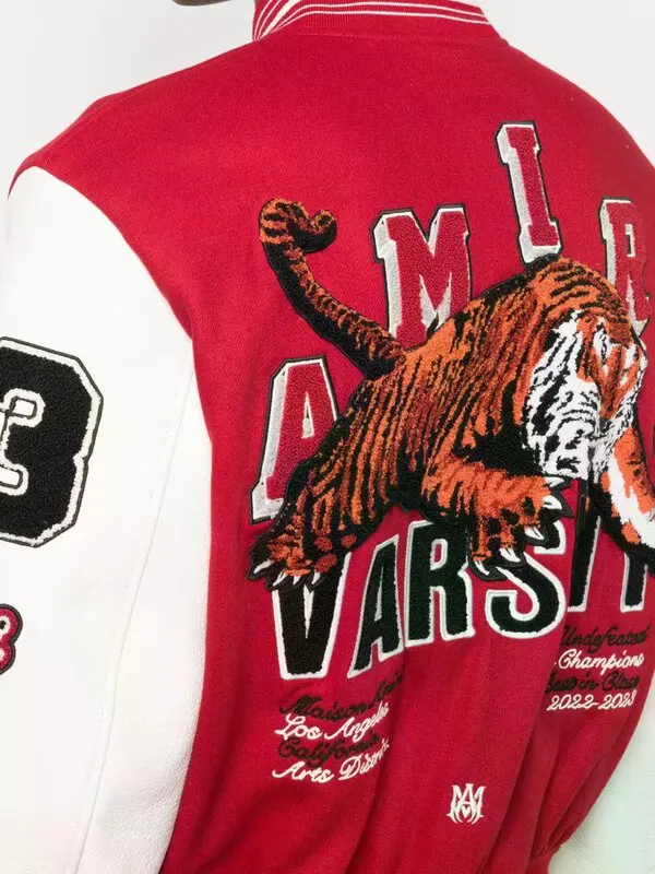 Amiri Logo-patch Varsity Jacket