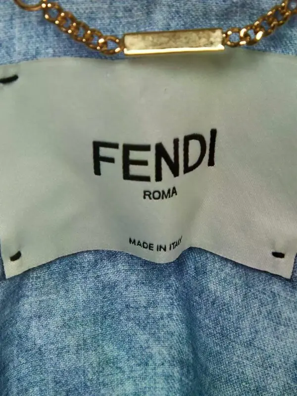 Fendi Logo-print Chambray Shirt