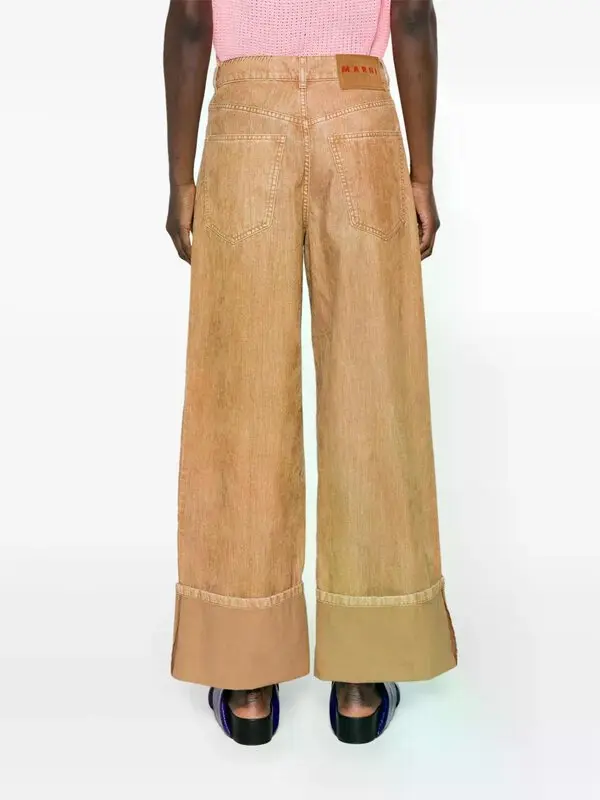 Marni High-waist Wide-leg Trousers