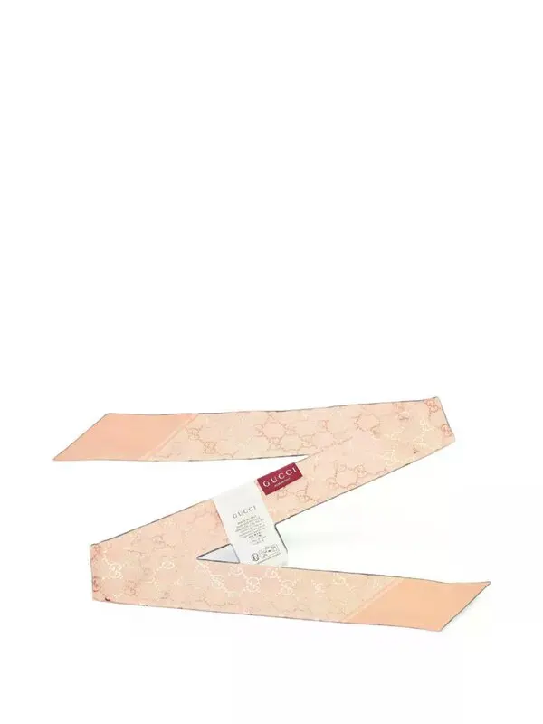 Gucci Monogram Ribbon Scarf