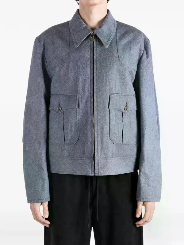 TAIGA TAKAHASHI Zip-up Flap-pocket Jacket
