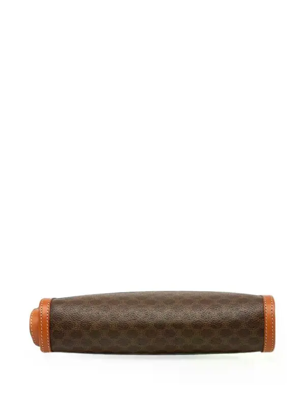 Celine 1995 Macadam Coated Canvas Clutch Bag