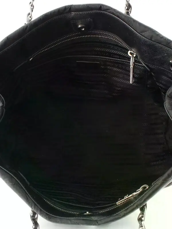 Prada 2013-2026 Impuntu Tessuto Open Convertible Tote Satchel