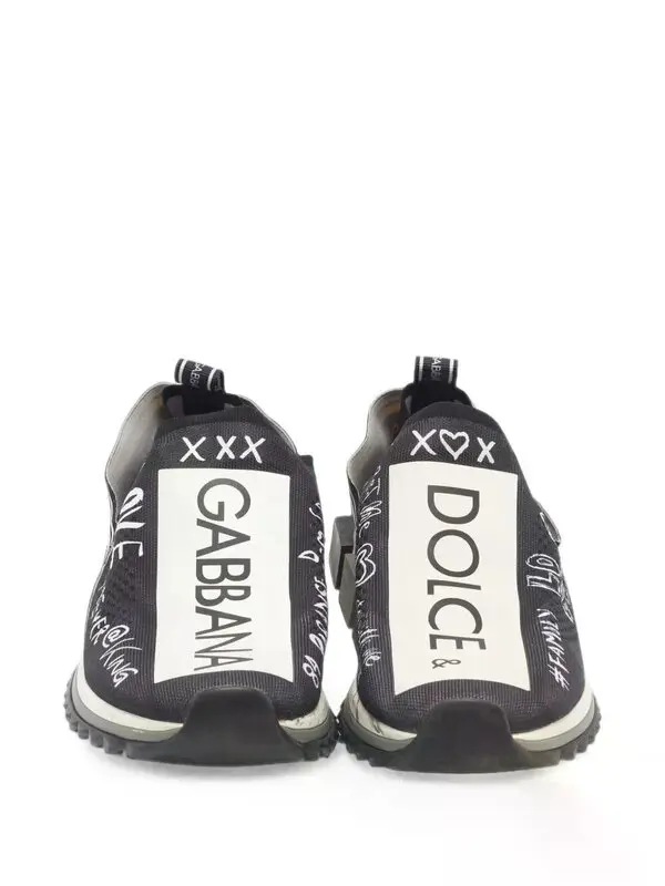 Dolce & Gabbana Sorrento Graffiti-print Sneakers