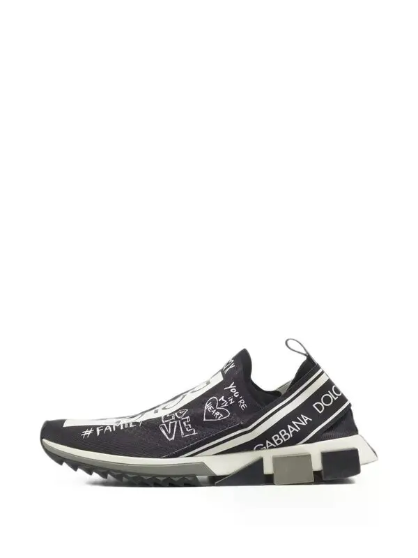 Dolce & Gabbana Sorrento Graffiti-print Sneakers