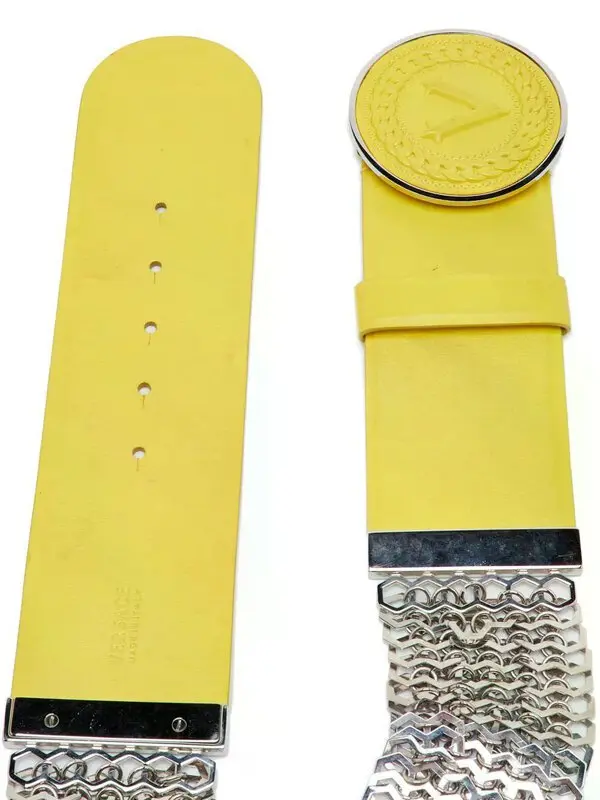 Versace Chain-link Wide Belt