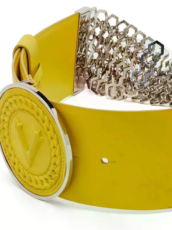 Versace Chain-link Wide Belt