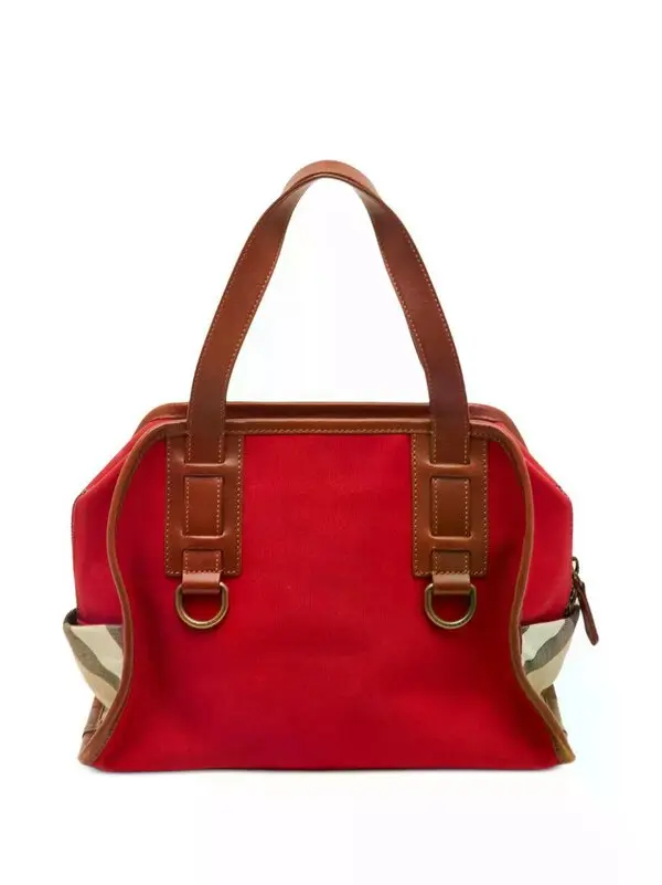 Burberry Nova Check Satchel Handbag