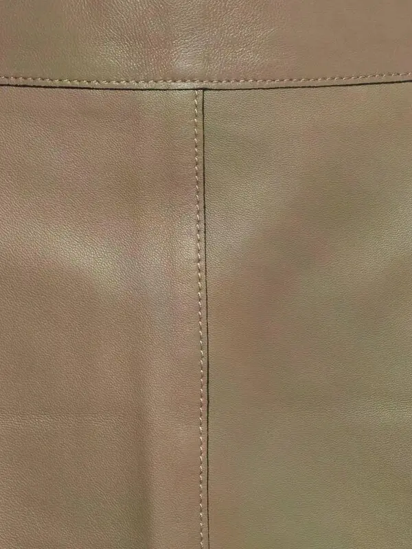 JOSEPH Blomfield Nappa Leather Midi Skirt