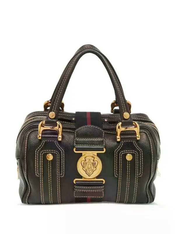 Gucci Aviatrix Crest-detail Boston Bag