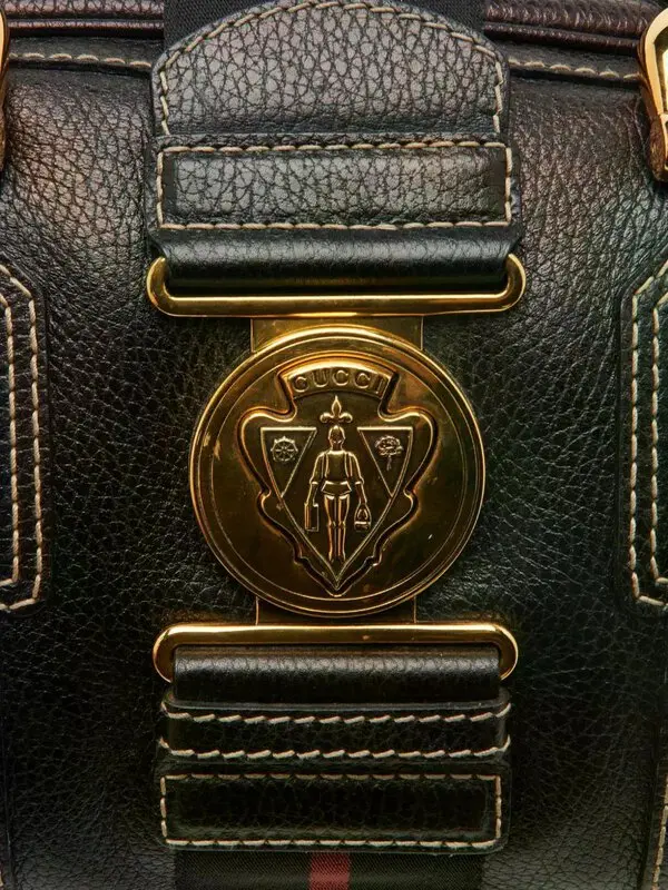 Gucci Aviatrix Crest-detail Boston Bag