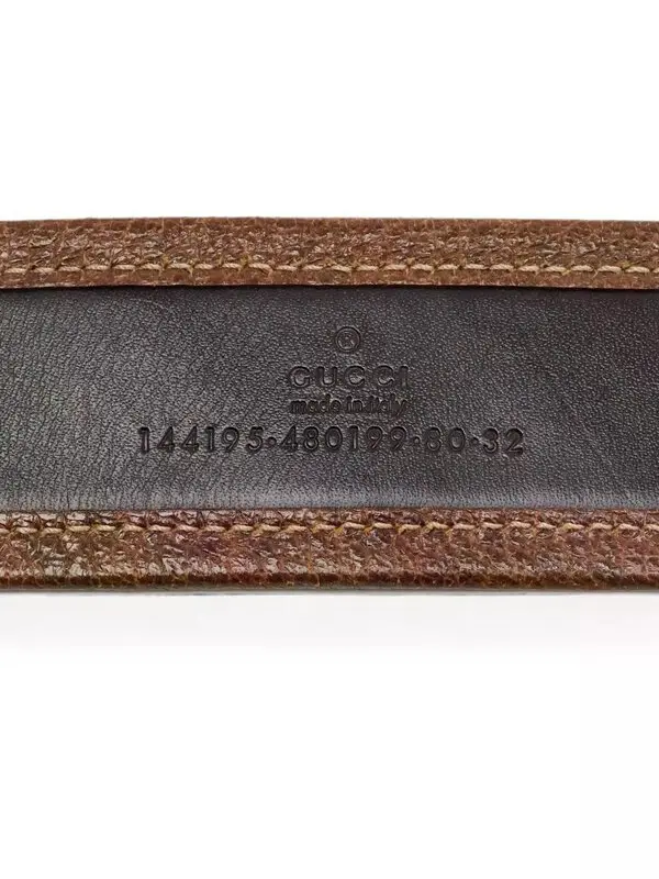 Gucci Gg Supreme Panelled Belt