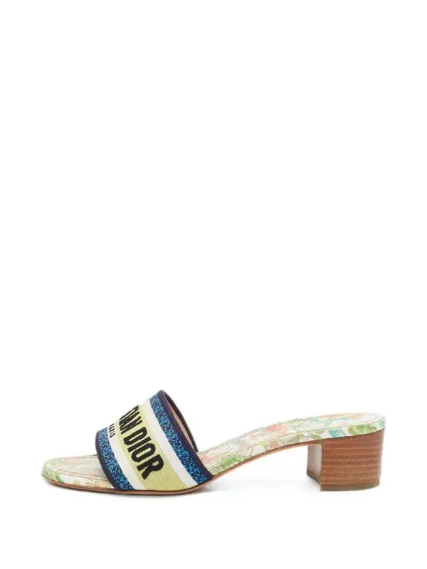 Dior Dway Floral-print Sandals