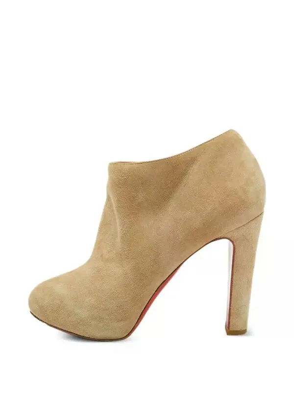 CHRISTIAN LOUBOUTIN Suede Ankle Boots - Neutrals