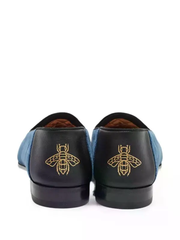 Gucci X New York Yankees Almond-toe Loafers