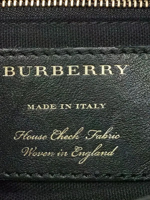 Burberry Small Banner House Check Tote Bag