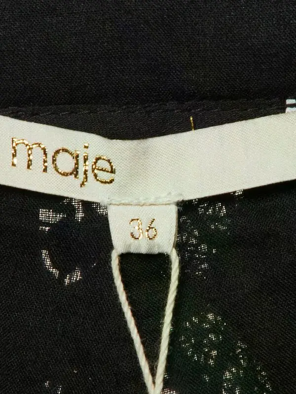 Maje Ikita Scalloped-edge Shorts