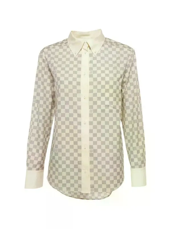 LOUIS VUITTON Damier Azur Check Shirt