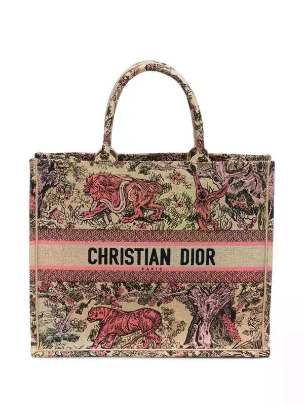 Dior Large Toile De Jouy Tote Bag