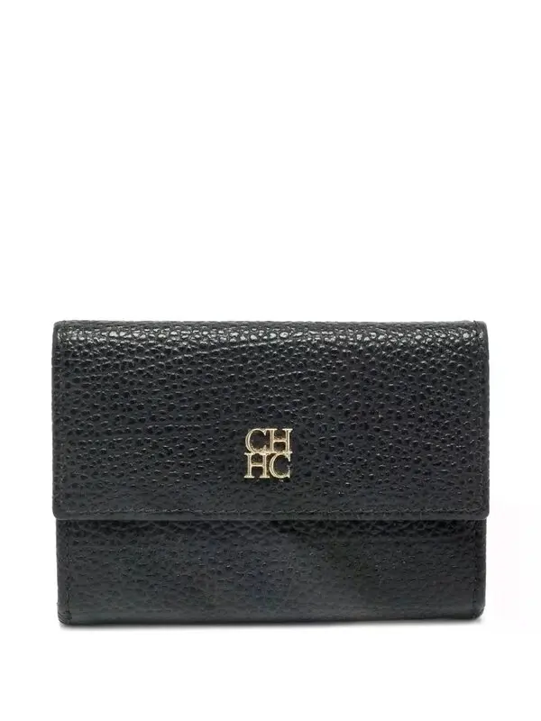 Carolina Herrera Logo-detail Wallet - Black