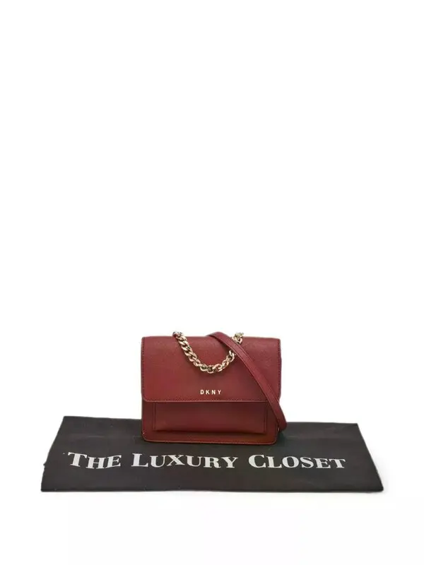 Dkny Bryant Park Saffiano Leather Crossbody Bag - Red