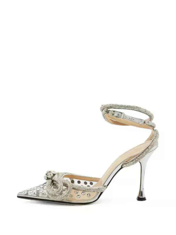 Mach & Mach Double Bow Crystal Pumps
