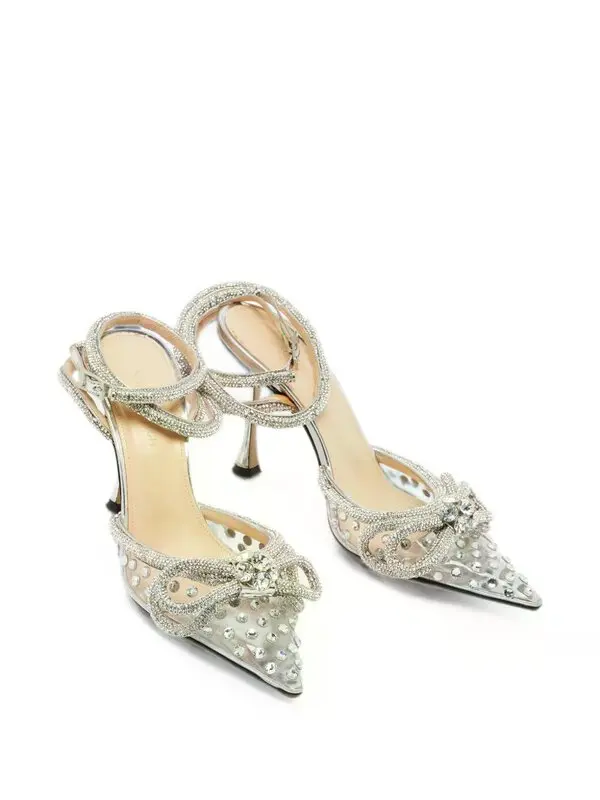 Mach & Mach Double Bow Crystal Pumps