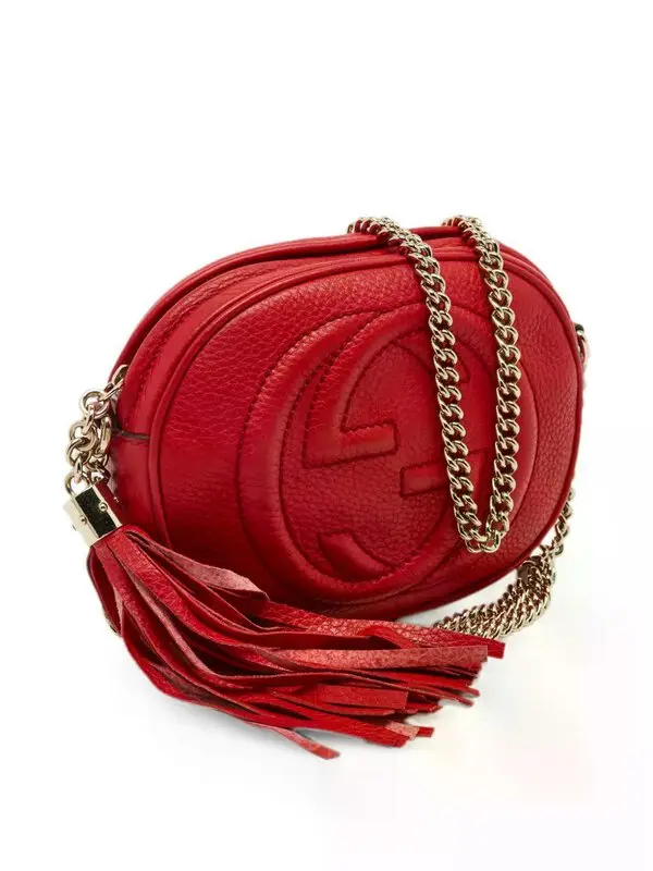 Gucci Soho Disco Tassel Crossbody Bag - Red