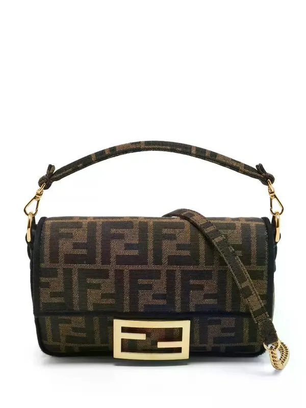 Fendi 2019 Zucca Baguette Mini Bag - Brown