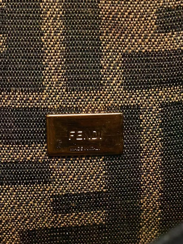 Fendi 2019 Zucca Baguette Mini Bag