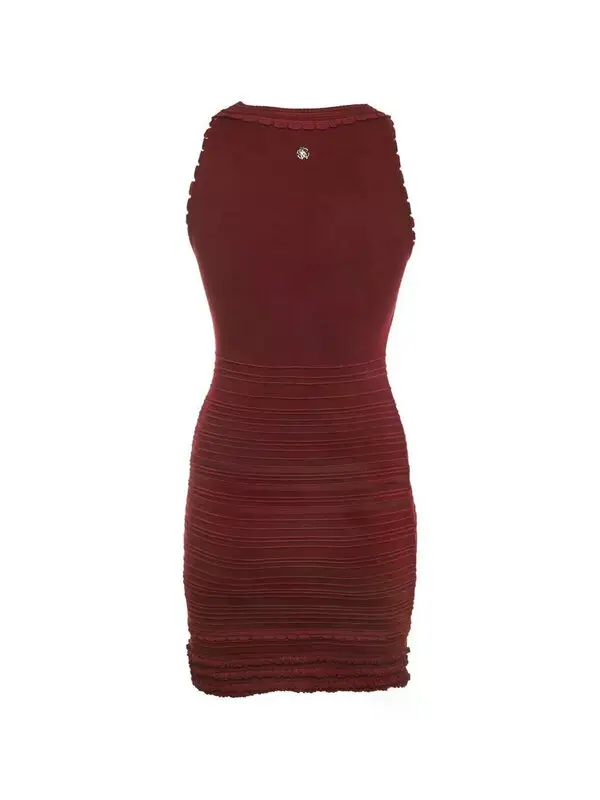 Roberto Cavalli Mesh Panel Bodycon Mini Dress