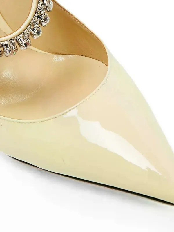 JIMMY CHOO Bing Crystal-embellished Heeled Mules