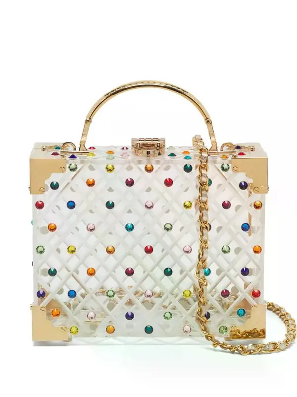 ASPINAL OF LONDON Trunk Candy Tote Bag - White