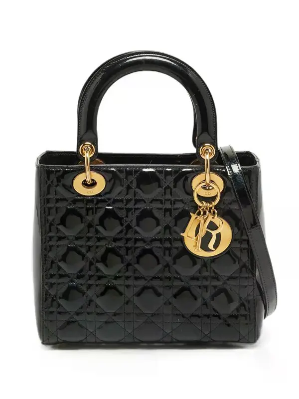 Dior 2013 Medium Lady Cannage Tote Bag