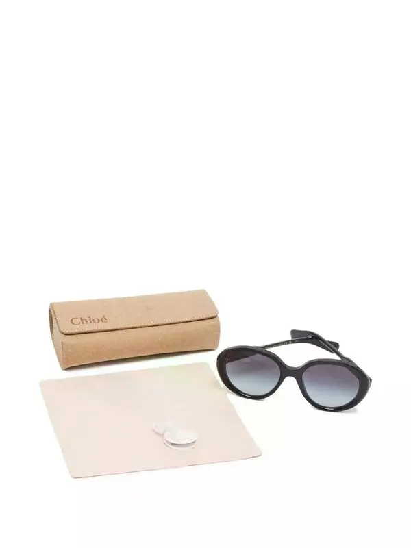 Chloé Round Frame Gradient Lenses Sunglasses
