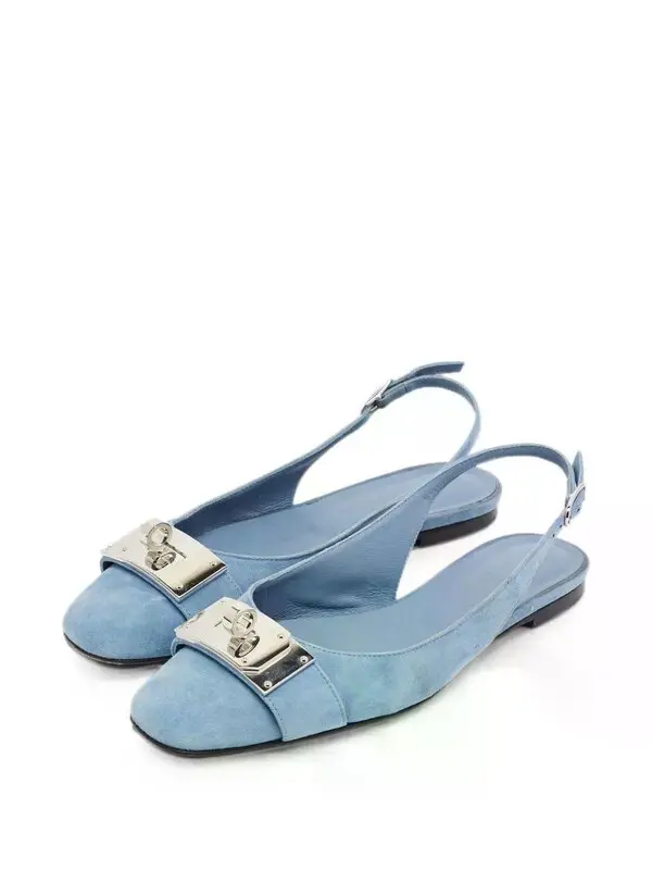 Hermès Innocent Kelly Slingback Flat Pumps