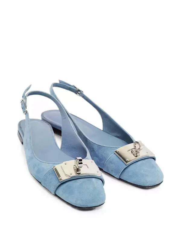 Hermès Innocent Kelly Slingback Flat Pumps