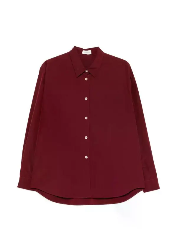 Magda Butrym Button-up Long Sleeve Shirt - Red