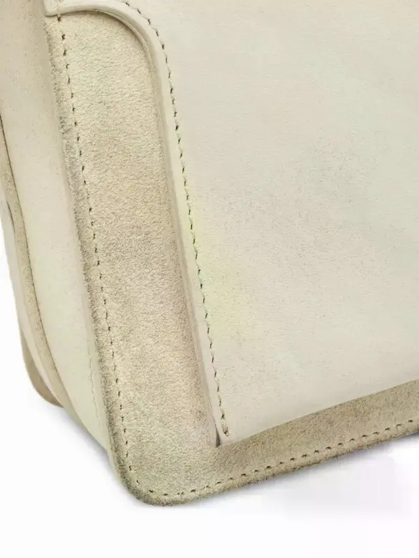 Chloé Suede Leather Ring Detail Bag - White