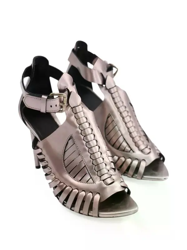 Proenza Schouler Cage Leather Sandals
