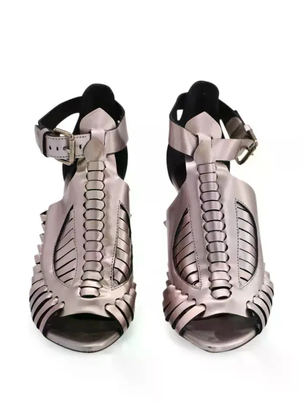 Proenza Schouler Cage Leather Sandals