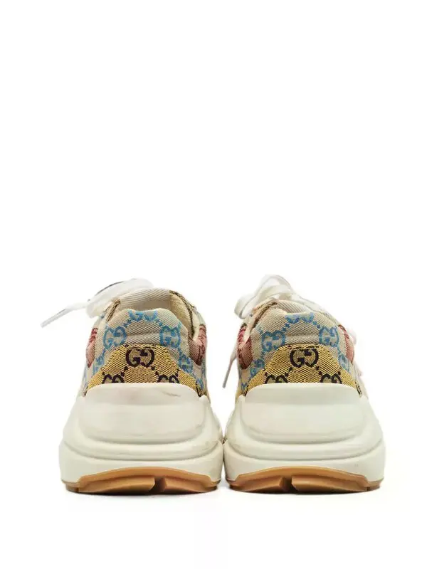 Gucci Rhyton Gg Canvas Sneakers