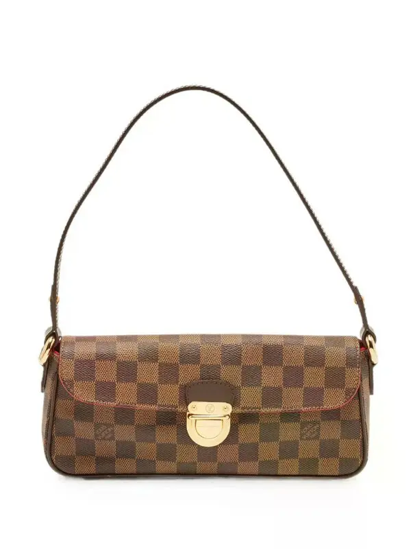 LOUIS VUITTON 2007 Small Ravello Pm Damier Shoulder Bag - Brown