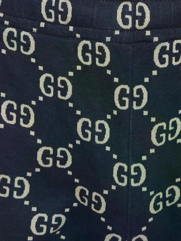 Gucci Gg Jacquard Web-stripe Shorts
