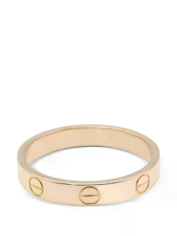 Cartier 18k Rose Gold Love Ring - Pink