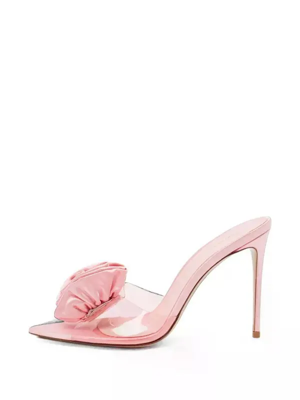 LE SILLA Rose Applique Slide Sandals
