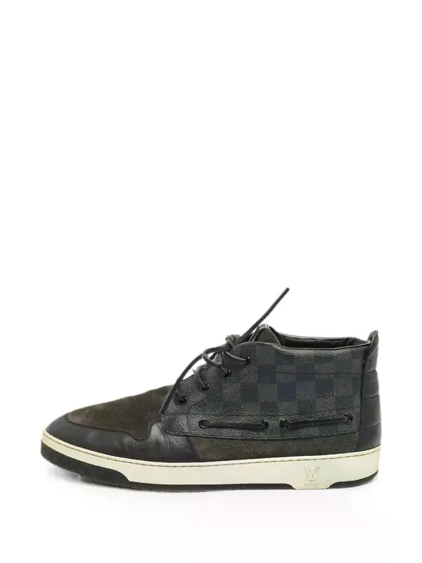 LOUIS VUITTON Damier Graphite High-top Sneakers