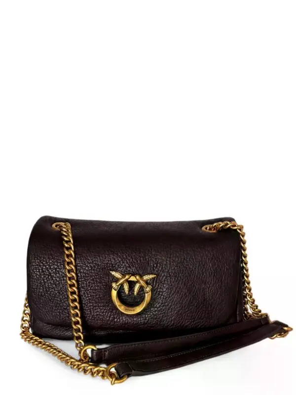 Pinko Love Birds Leather Crossbody Bag